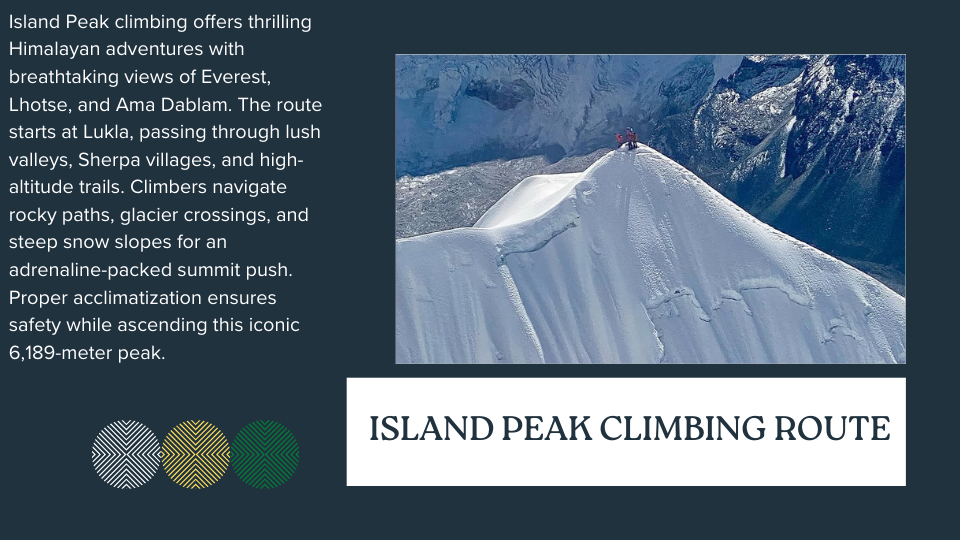 Island Peak Climbing Route - Detailed Route Description